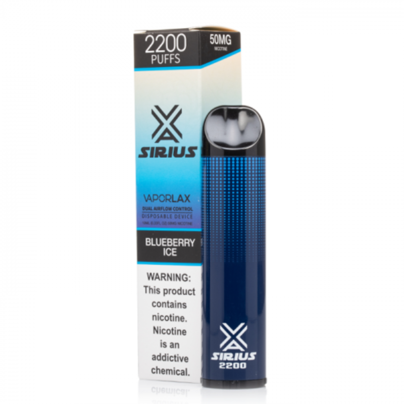 Vaporlax Sirius Disposable Kit 2200 Puffs 10ml $13.99 | Vapesourcing