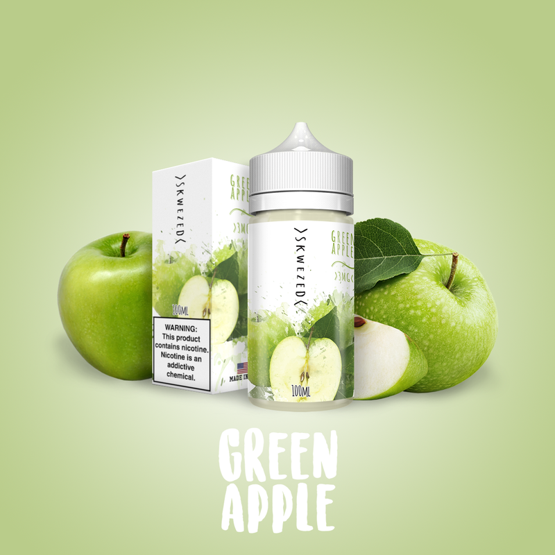 SKWEZED Green Apple E-juice 100ml | Vapesourcing