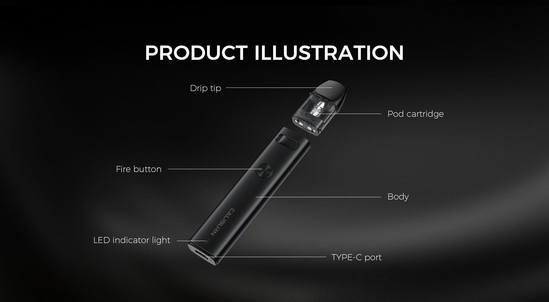 Uwell Caliburn A2 Pod Cartridge For A2/AK2 Pod System Kit | Vapesourcing