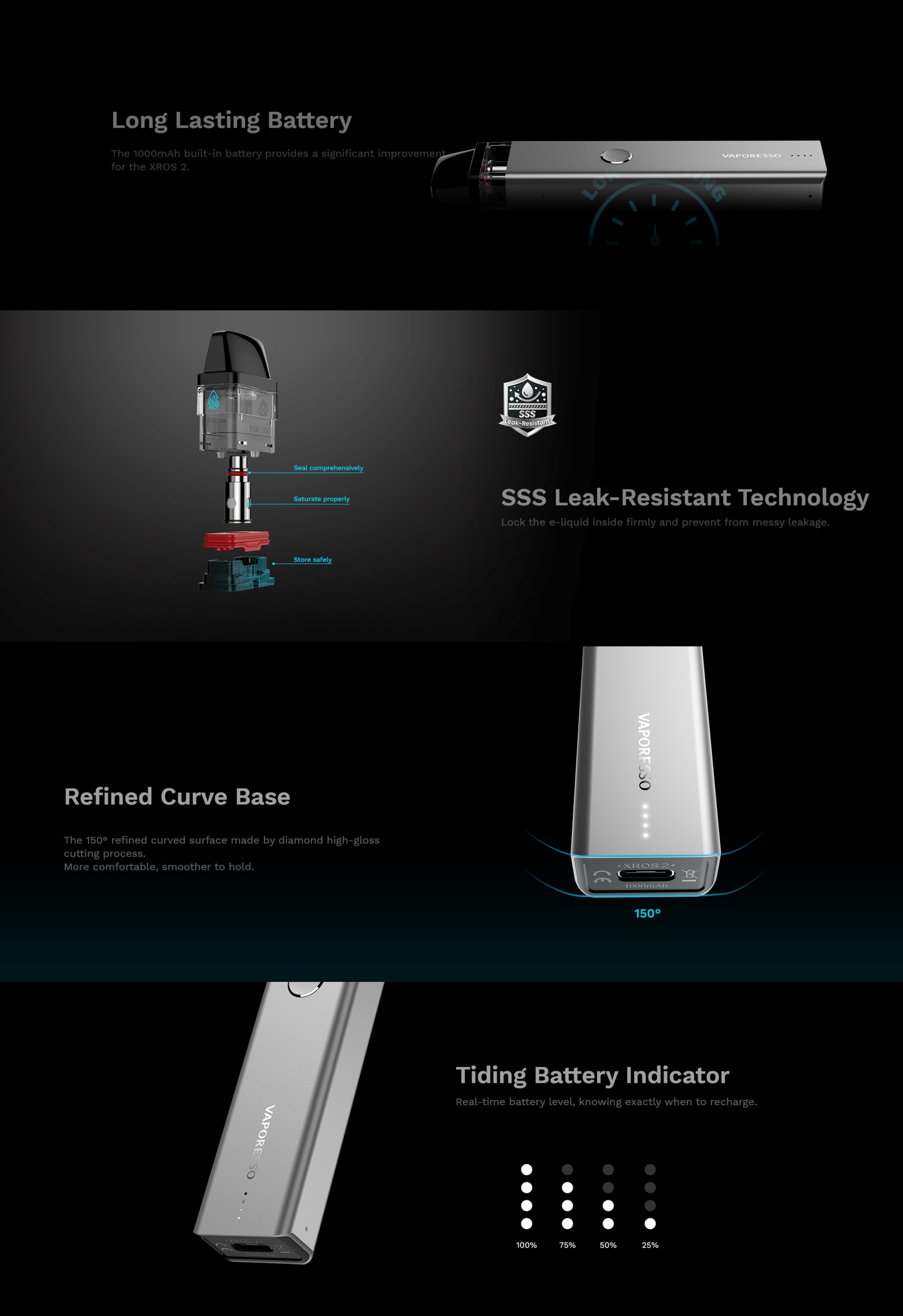 Vaporesso XROS 2 Kit 16W Pod System Kit Online $26.99 | Vapesourcing