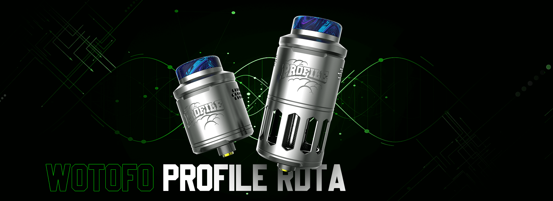 Wotofo Profile RDTA 25mm 6.2ml Clapton & Mesh RDTA | Vapesourcing