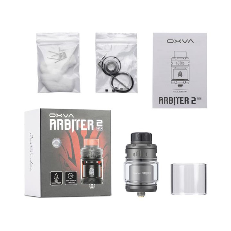 OXVA Arbiter 2 RTA 5ml Best Vape Atomizer 26mm | Vapesourcing