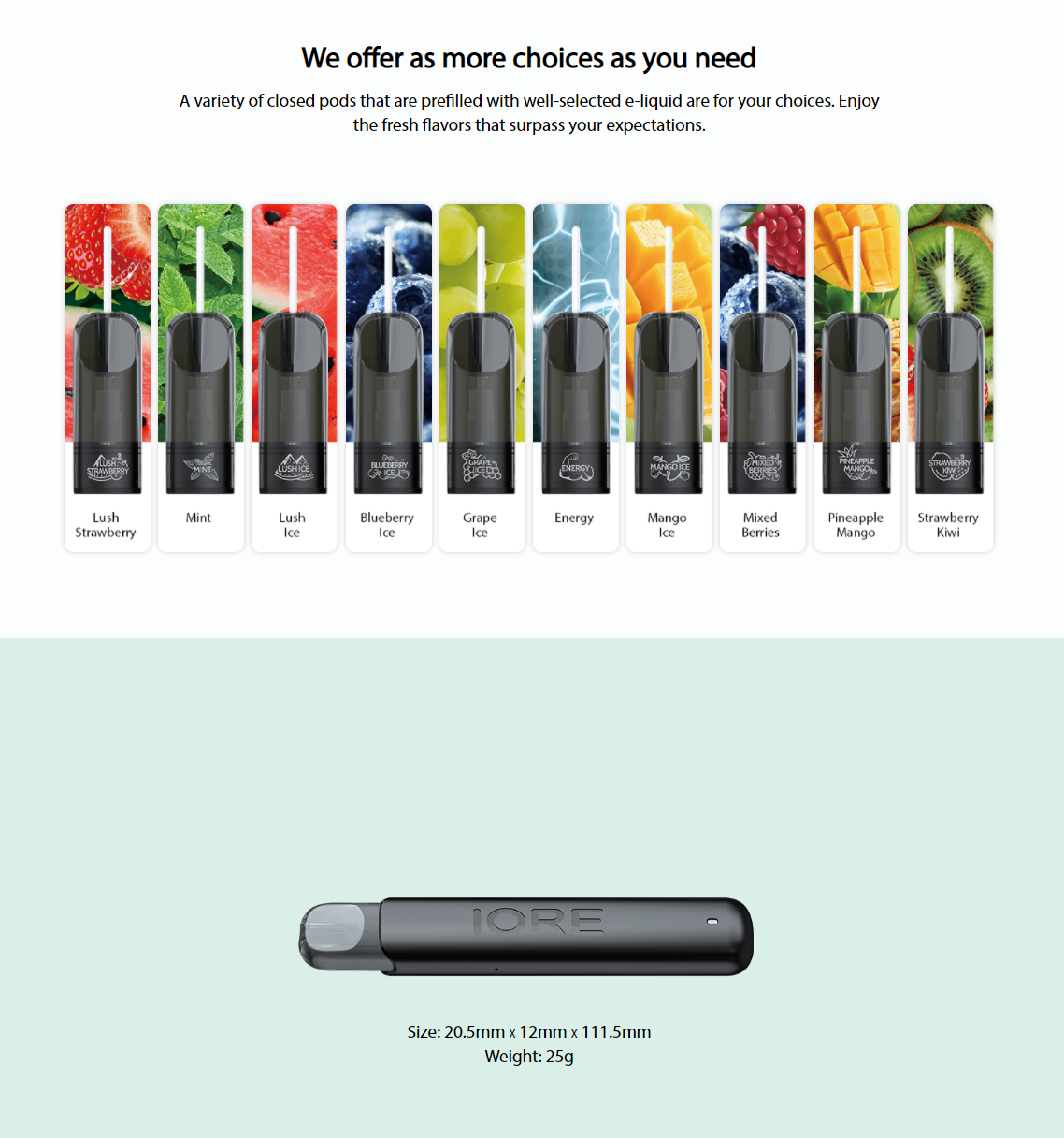 Eleaf IORE LITE Kit 350mAh Pod System Kit $6.99 Sale | Vapesourcing