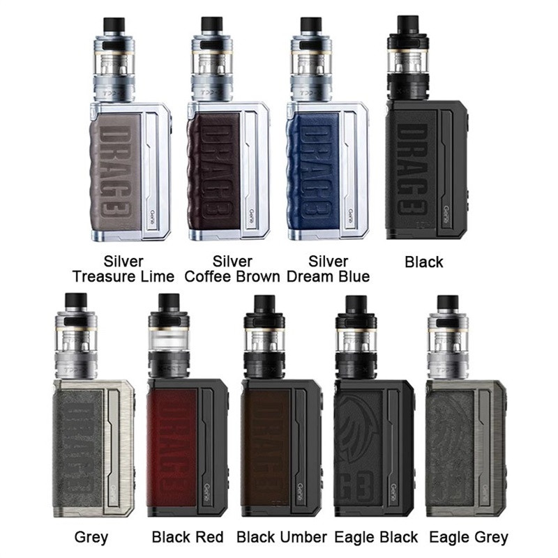 Drag 3 TPP-X VOOPOO Kit 177W Price $54.99 Vape Mod Kit | Vapesourcing