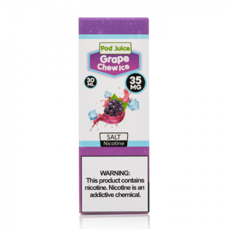Pod Juice Salts Series Grape Chew Freeze E-juice 30ml | Vapesourcing