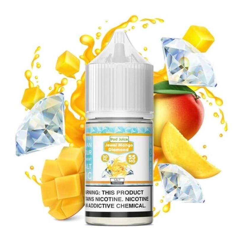 Pod Juice Salts Series Jewel Mango Diamond E-juice 30ml | Vapesourcing