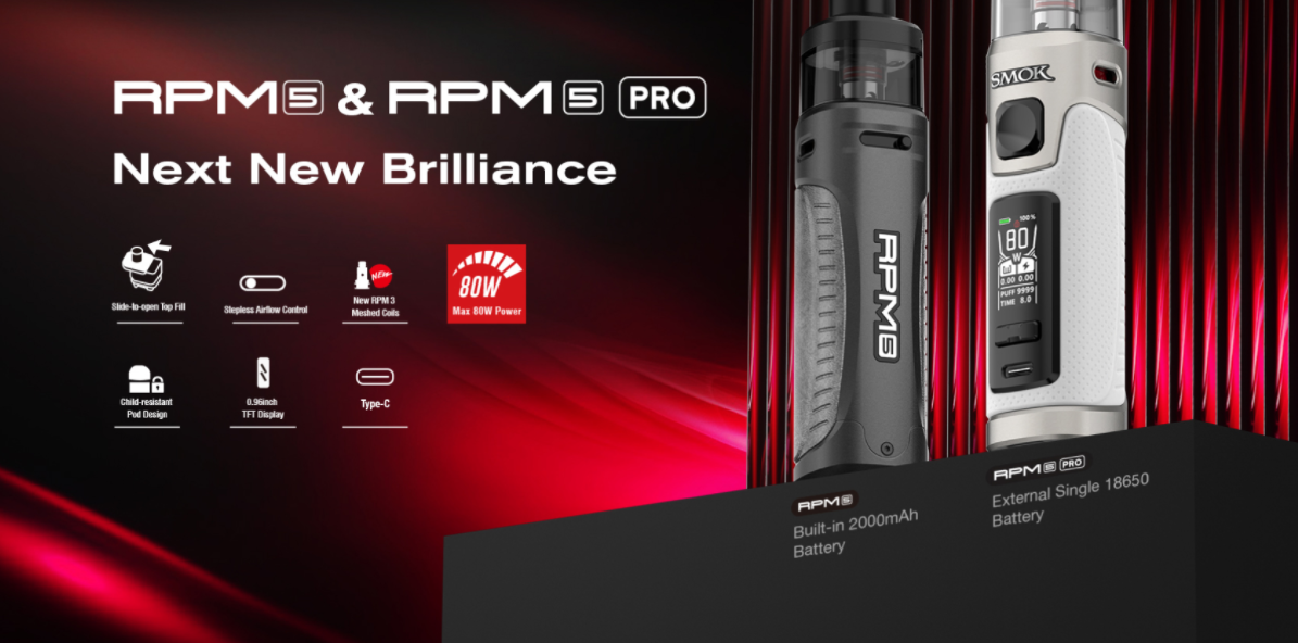SMOK RPM 5 Pro Pod Mod Kit 2000mAh Price $36.99 | Vapesourcing