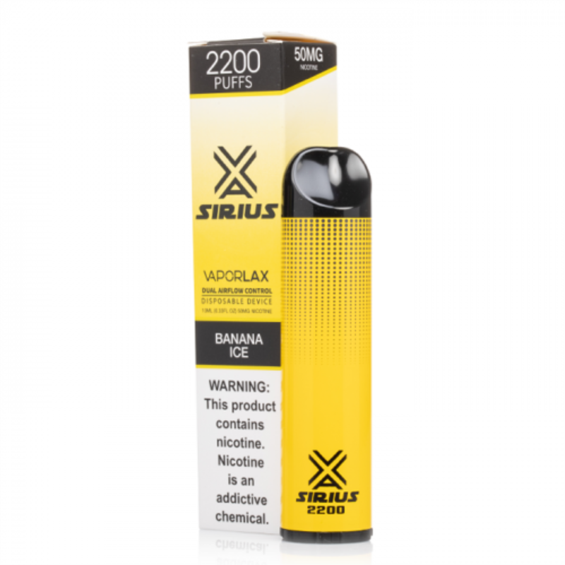 Vaporlax Sirius Disposable Kit 2200 Puffs 10ml $13.99 | Vapesourcing