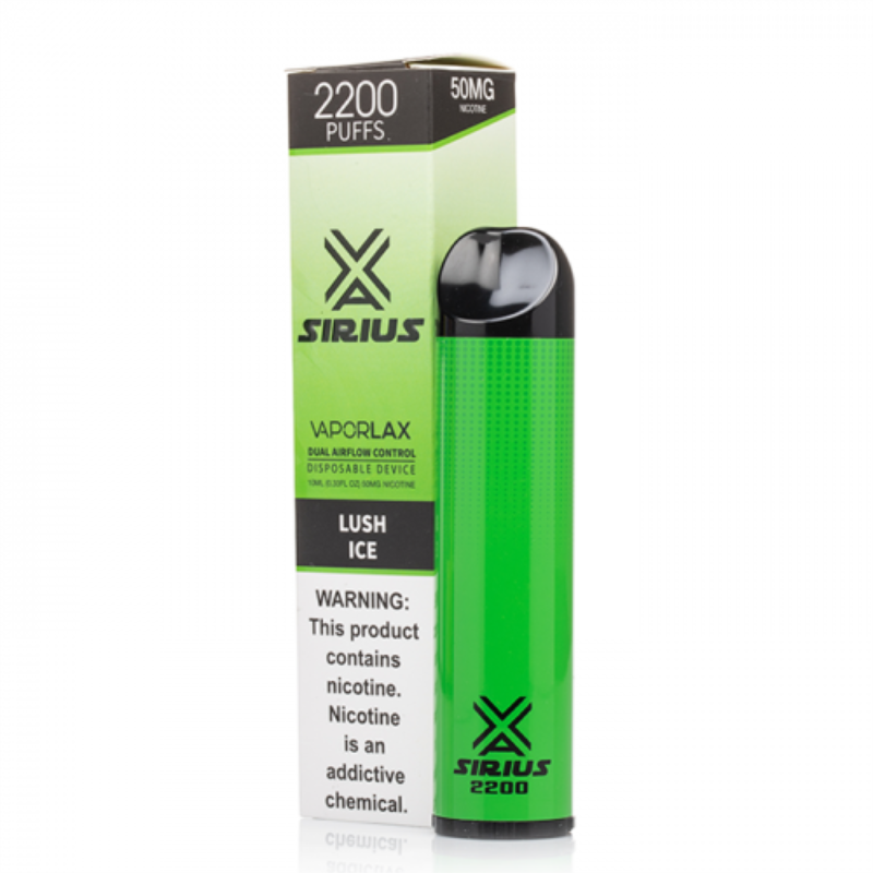 Vaporlax Sirius Disposable Kit 2200 Puffs 10ml $13.99 | Vapesourcing