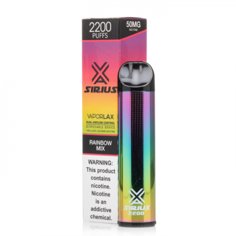 Vaporlax Sirius Disposable Kit 2200 Puffs 10ml $13.99 | Vapesourcing