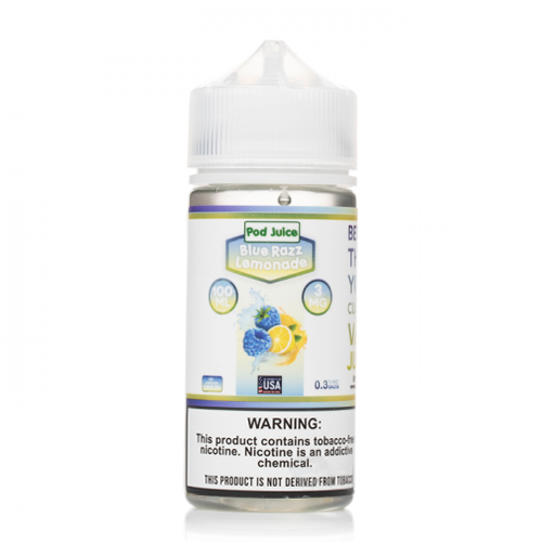Pod Juice Blue Razz Lemonade E-juice 100ml | Vapesourcing