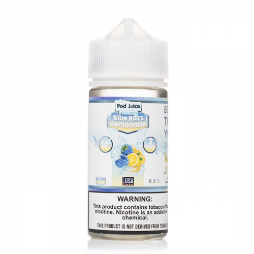 Pod Juice Blue Razz Lemonade Freeze E-juice 100ml | Vapesourcing