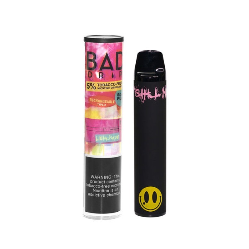 Bad Drip Rechargeable Disposable Vape Kit 5000 Puffs 10ml | Vapesourcing