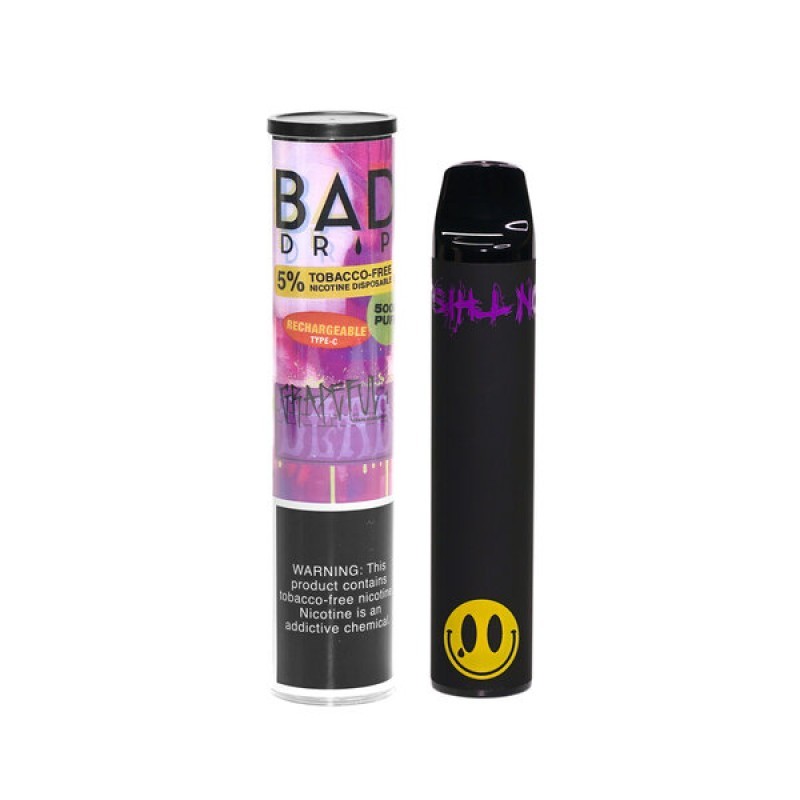 Bad Drip Rechargeable Disposable Vape Kit 5000 Puffs 10ml | Vapesourcing