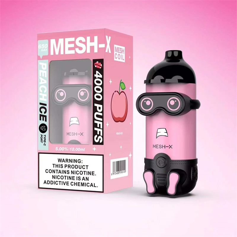 Meshking MESH-X Rechargeable Disposable Vape Kit 4000 Puffs 12ml ...