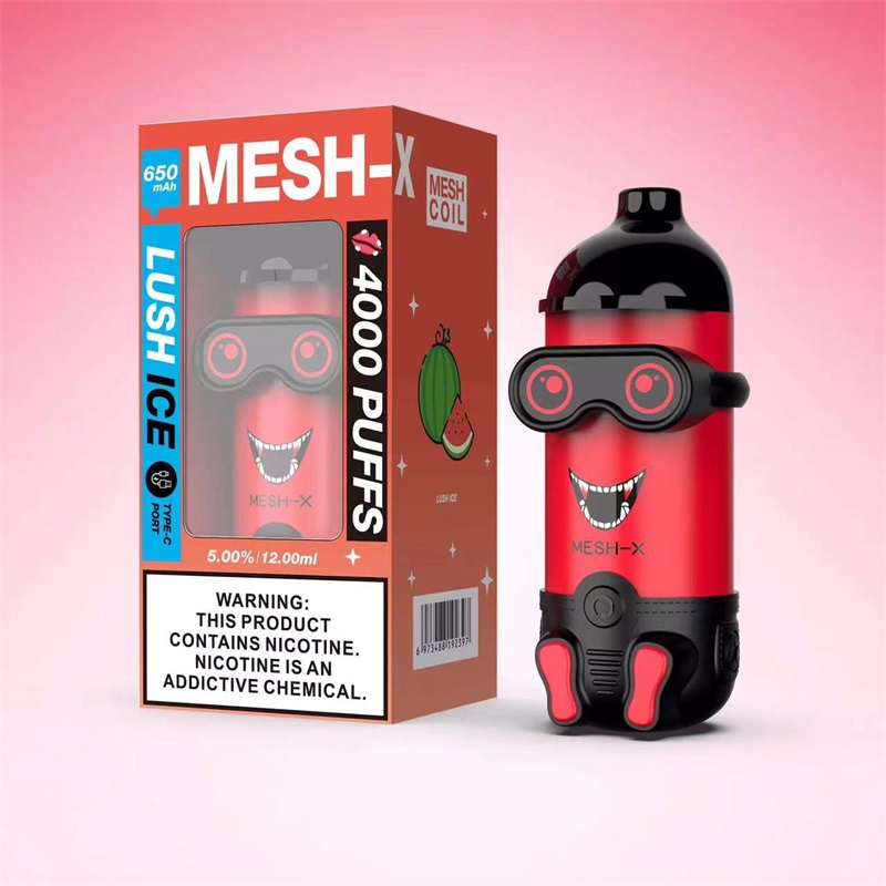 Meshking MESH-X Rechargeable Disposable Vape Kit 4000 Puffs 12ml ...