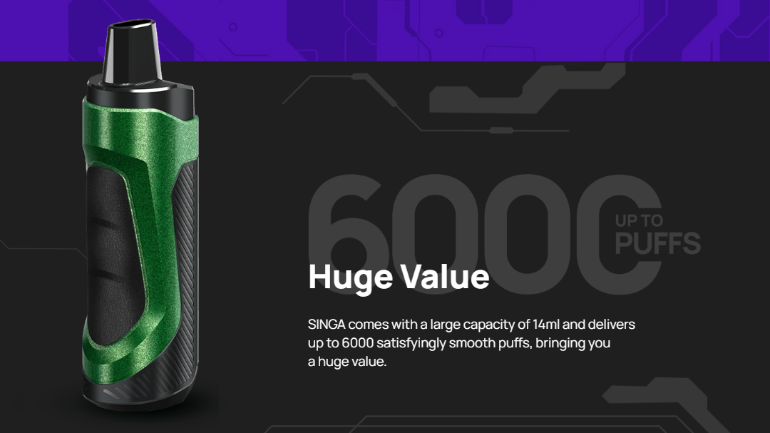 Bmor Singa Disposable Vape Kit 6000 Puffs 14ml | Vapesourcing