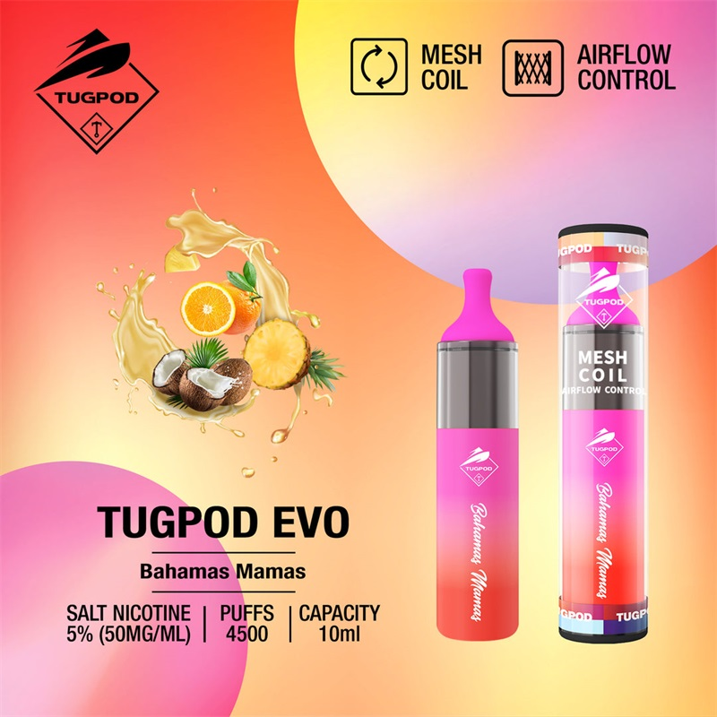 Tugpod EVO Disposable Vape Kit 4500 Puffs 10ml | Vapesourcing