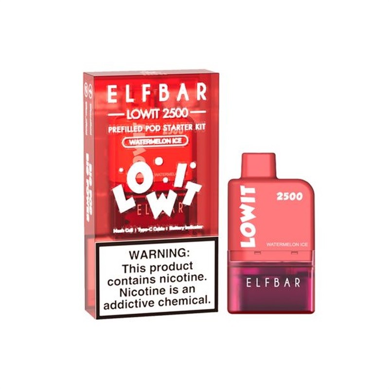 Elf Bar Lowit Prefilled Pod Starter Kit 2500&5500 Puffs | Vapesourcing