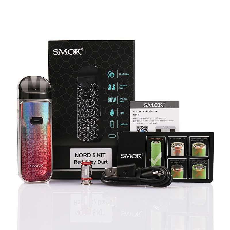 SMOK Nord 5 Kit 80W Buy New Pod Vape Kit Price $29.99 | Vapesourcing