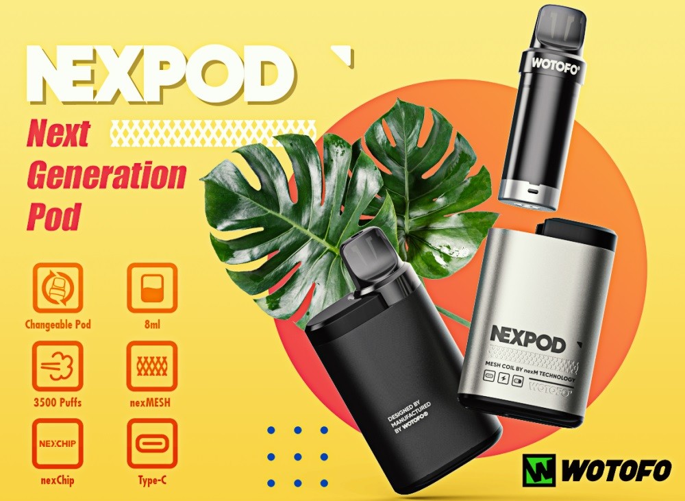 Wotofo nexPOD Vape Disposable 3500 Puffs 8ml | Vapesourcing