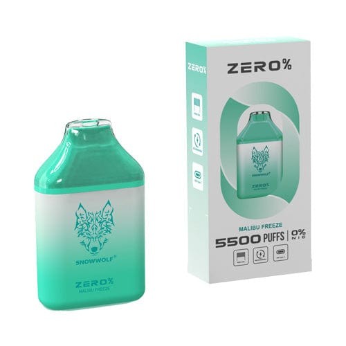 Snowwolf ZERO Nicotine Free Vape Disposable Kit 5500 Puffs 14ml ...