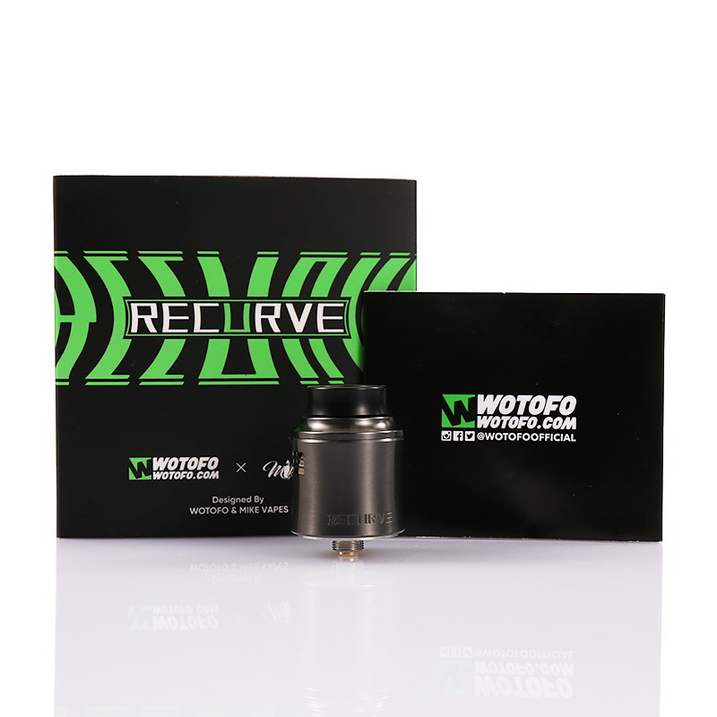 Wotofo Recurve V2 RDA 24.6mm 2ml Vape Atomizer | Vapesourcing