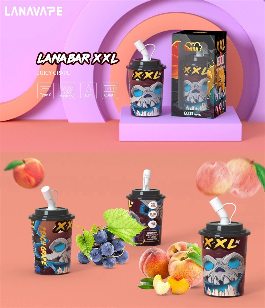 Lana Bar XXL Disposable Vape Kit 8000 Puffs 15ml | Vapesourcing