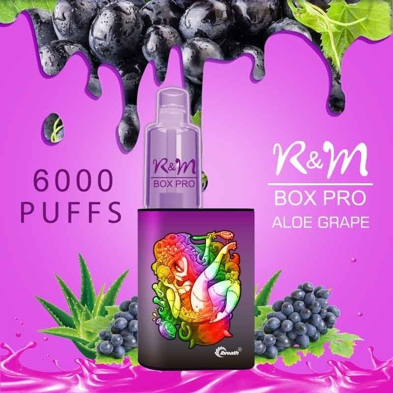 R and M Box Pro Disposable Vape Kit 6000 Puffs 10ml | Vapesourcing