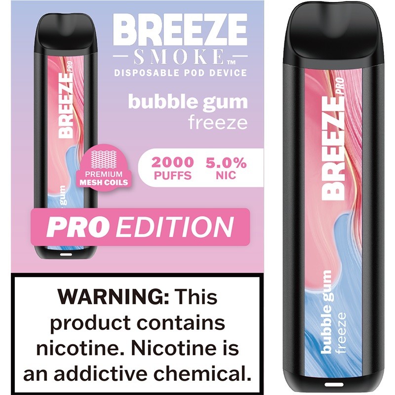 Breeze Pro Disposable Vape Kit 2000 Puffs 6ml | Vapesourcing