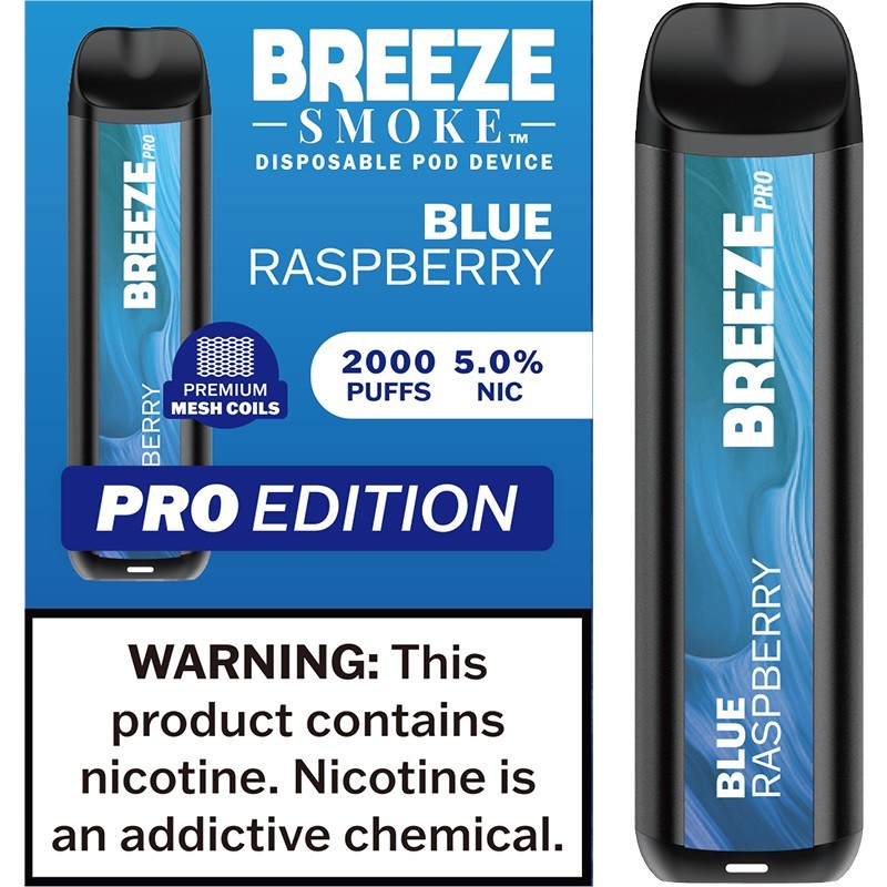 Breeze Pro Disposable Vape Kit 2000 Puffs 6ml | Vapesourcing