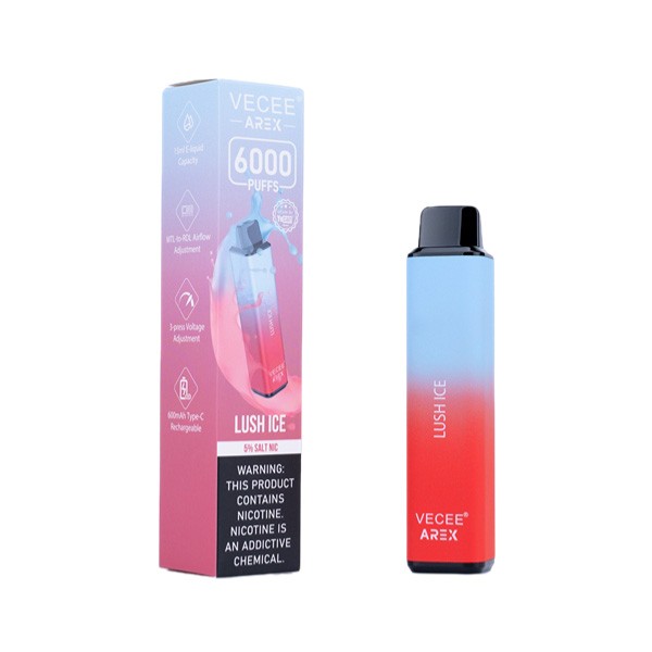 Vecee Arex Disposable Vape Kit 6000 Puffs 15ml | Vapesourcing