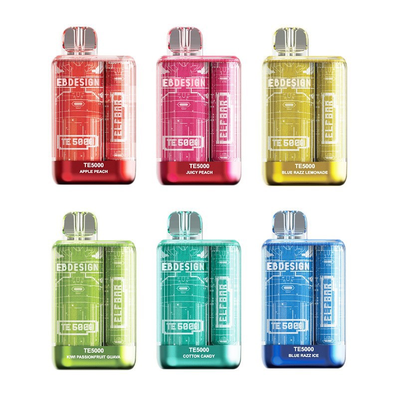 EBDESIGN TE5000 Rechargeable Disposable Vape Kit 5000 Puffs 13.5ml ...