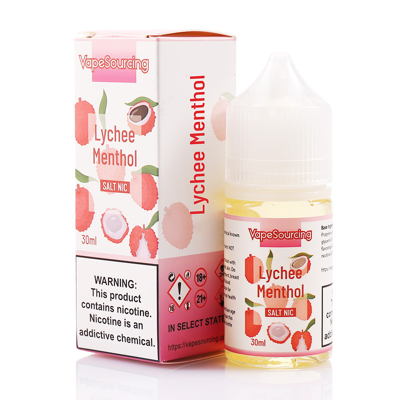 Vapesourcing Salt Series Lychee Menthol E-juice 30ml | Vapesourcing