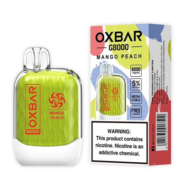 OXBAR G8000 8000 Puffs Disposable Vape Kit 16ml Online Sale | Vapesourcing