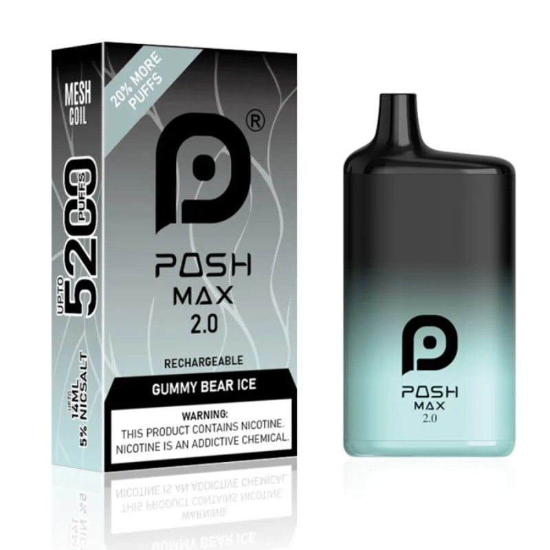 Posh MAX 2.0 5200 Puffs Disposable Vapes On Sale | Vapesourcing