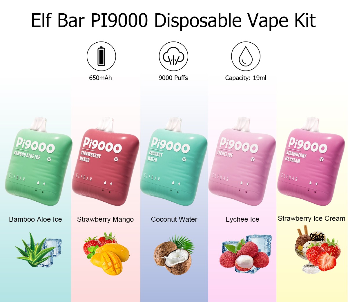Elf Bar Pi9000 Disposable Vape Kit Best Sale | Vapesourcing