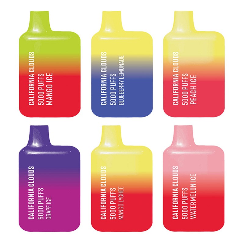 California Clouds Disposable Vape Kit 5000 Puffs | Vapesourcing