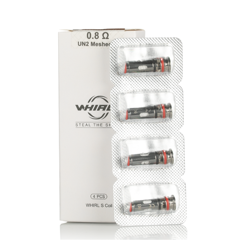 Uwell Whirl S Coil 0.8ohm UN2 Meshed-H Coil (4pcs/pack) | Vapesourcing