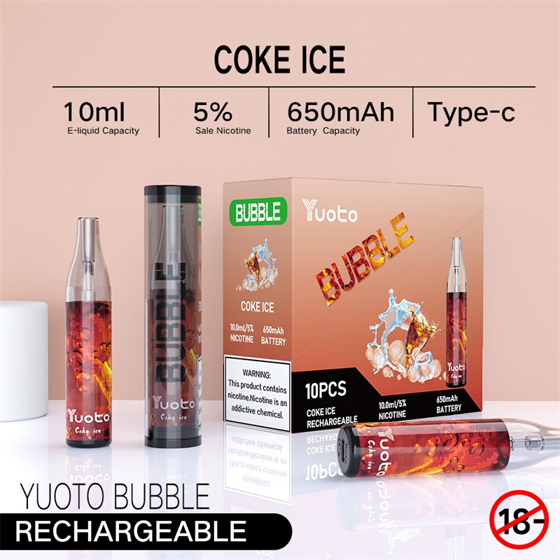 Yuoto Bubble Disposable Vape Kit 4000 Puffs 10ml Pod Kit 650mAh ...