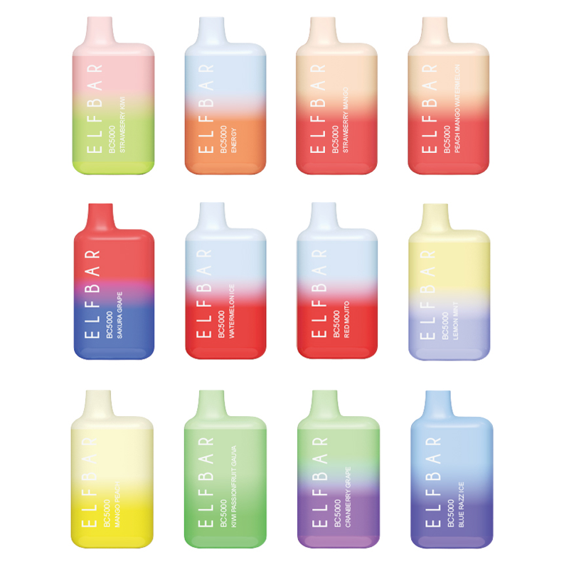 Elf Bar BC5000 Disposable Vape Kit Best Flavors 14 99 Vapesourcing