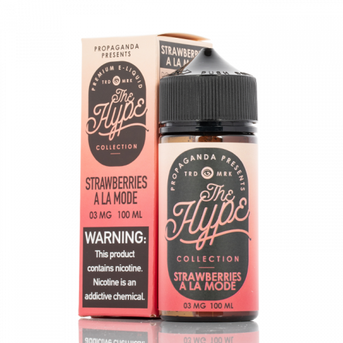 Propaganda The Hype Collection Strawberries A La Mode E-juice 100ml ...