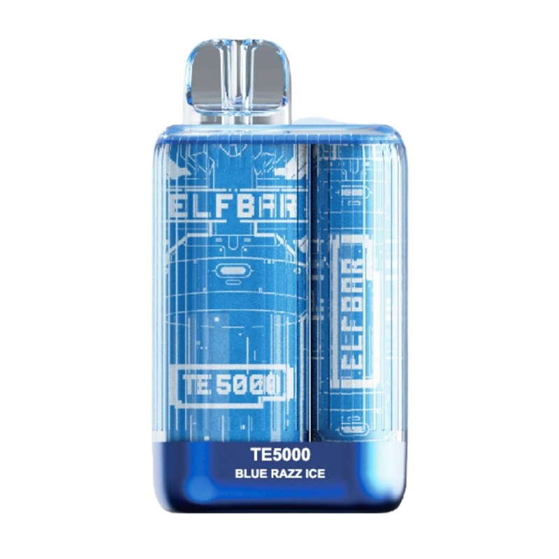 Blue Razz Ice Elf Bar TE5000 Disposable Vape Kit | Vapesourcing