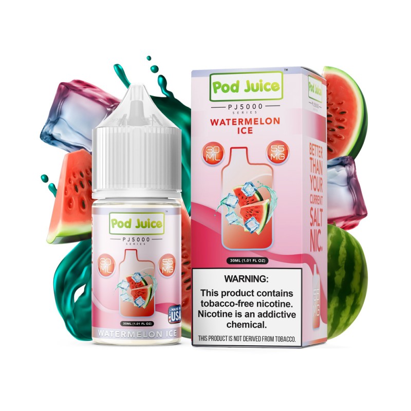 Pod Juice PJ5000 Series Watermelon Ice E-juice 30ml | Vapesourcing