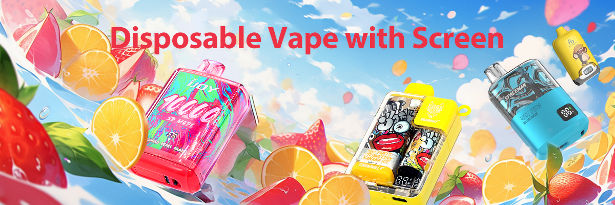 Disposable Vape With Screen Display | Vapesourcing