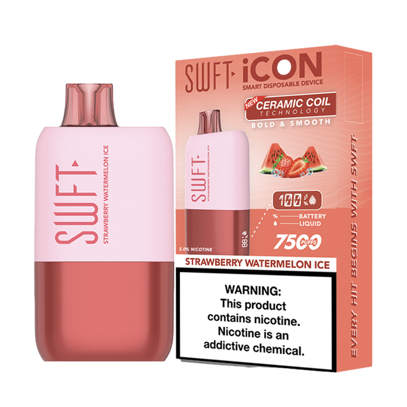 Strawberry Watermelon Ice SWFT Icon 7500 Disposable Vape Kit | Vapesourcing