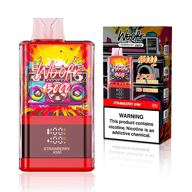 Strawberry Kiwi Woofr Disposable Vape 15000 Puffs | Vapesourcing