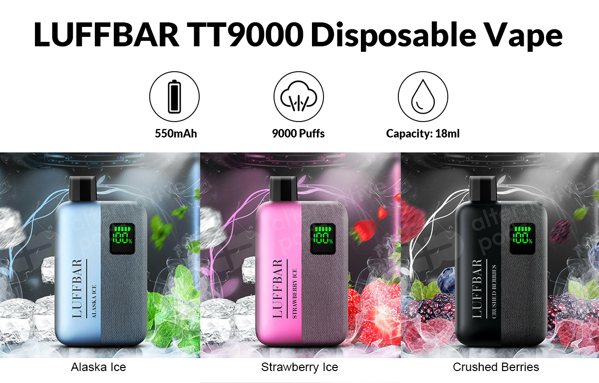 LUFFBAR TT9000 Disposable Vape 9000 Puffs $11.99 | Vapesourcing