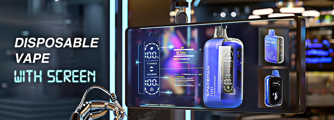 Disposable Vape With Screen Display & Touch Screen Vape | Vapesourcing