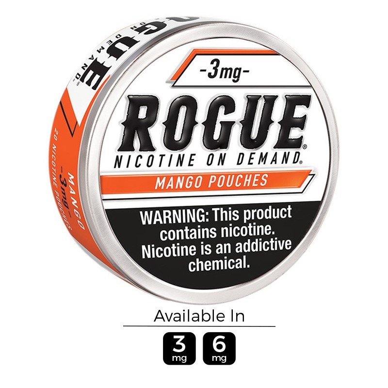 Rogue Mango Nicotine Pouches (20 Pouches/Can) | Vapesourcing